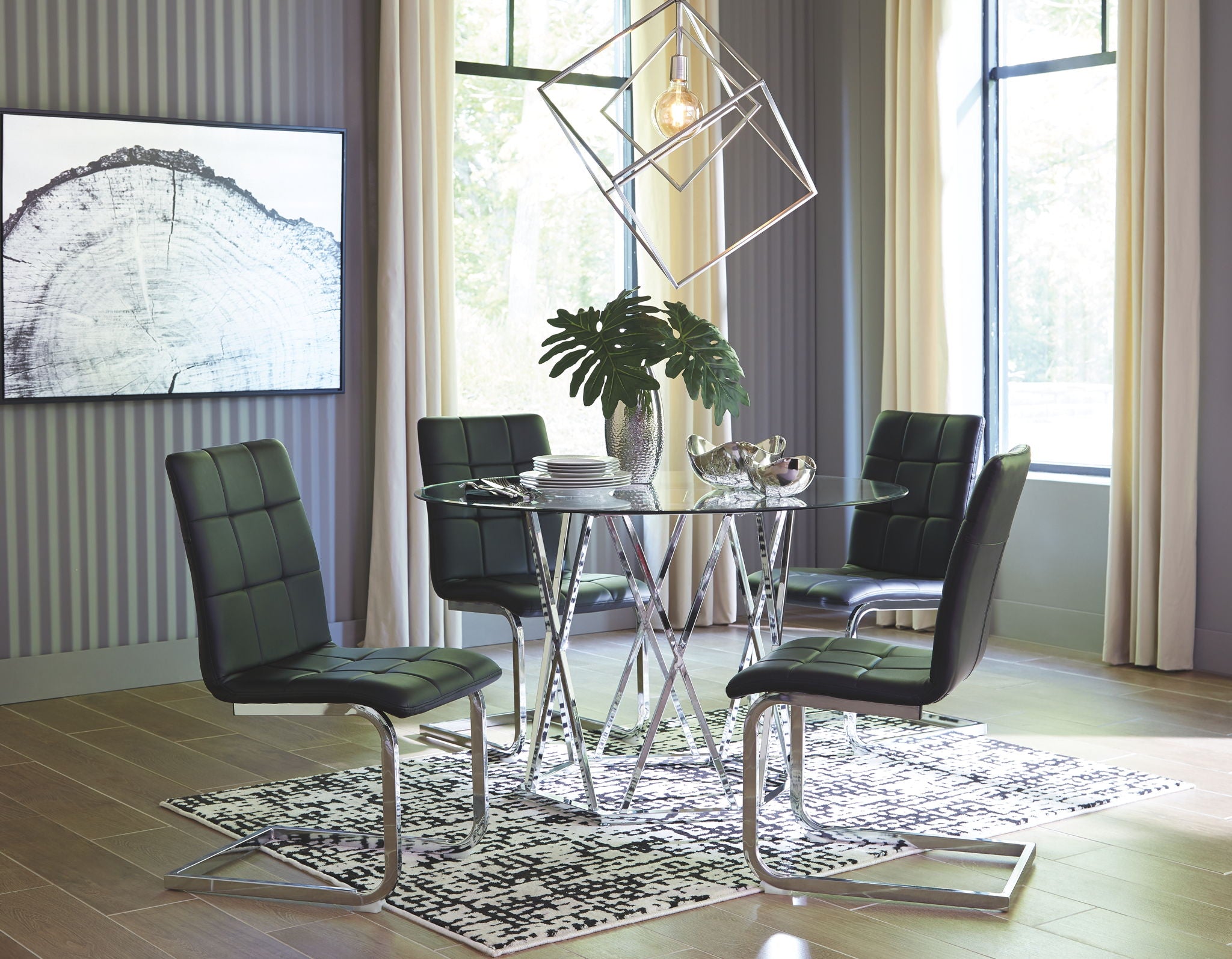 Madanere Dining Table and 4 Chairs